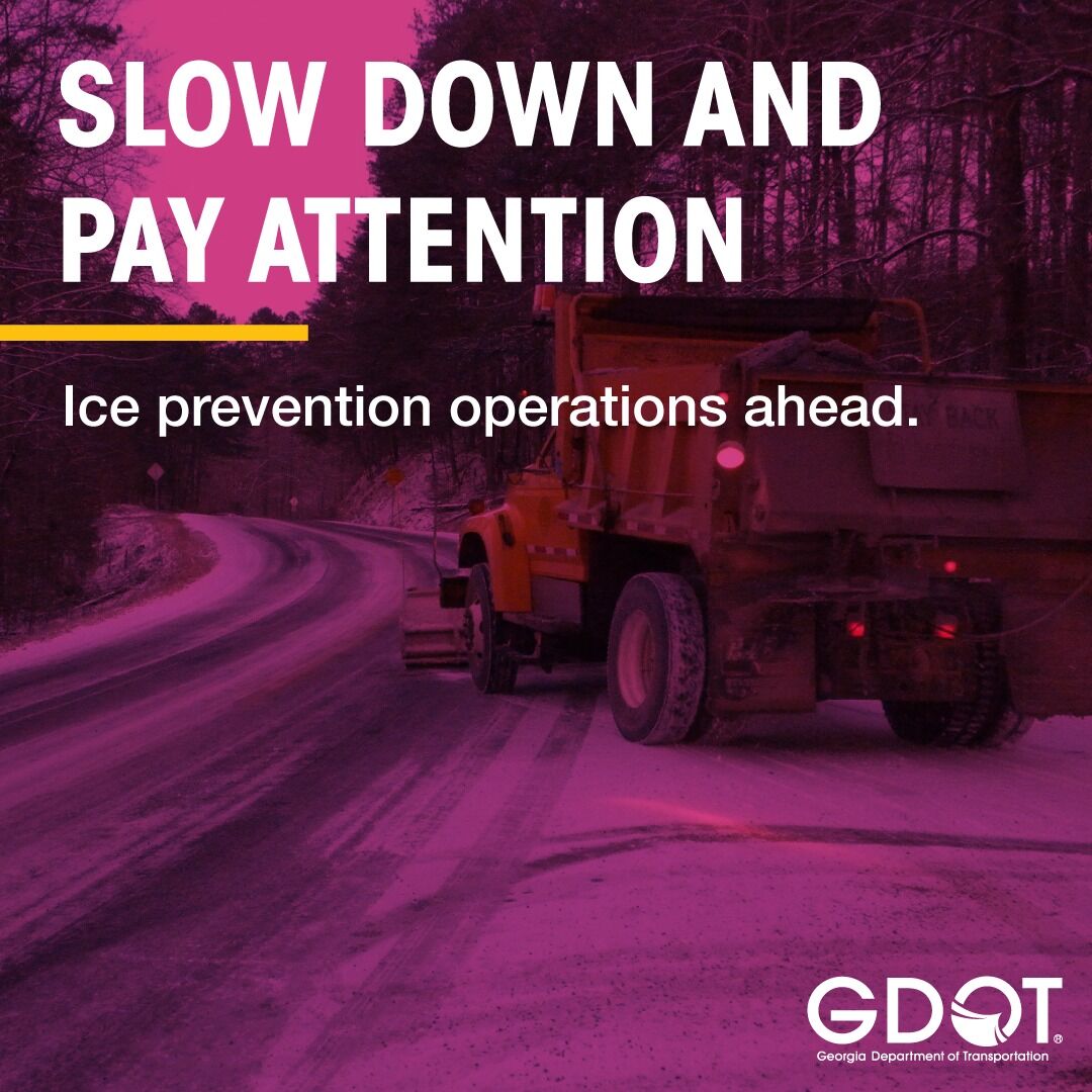 GDOT crews resume brine work to combat icy conditions | News | wfxg.com