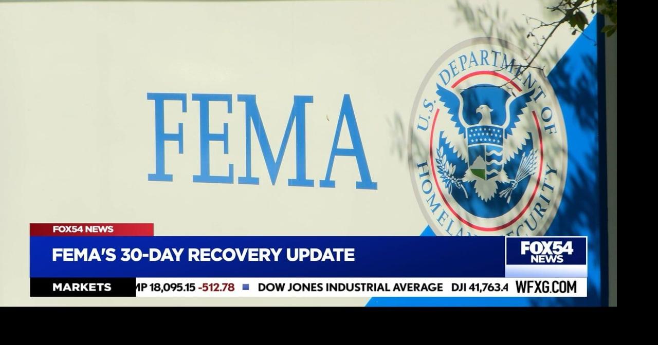 FEMA holds 30-day Hurricane Helene Update in South Carolina | News ...