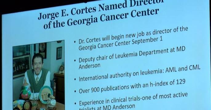 Georgia Cancer Center announces new director | Health News Now | wfxg.com
