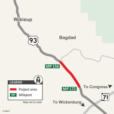US 93 paving project to begin Jan. 26 north of Wickenburg | Free Access ...
