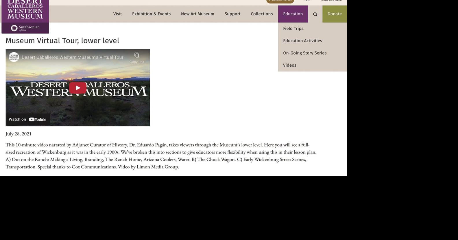 DCWM provides tools for teachers with "Cuseum" program | Education | wickenburgsun.com