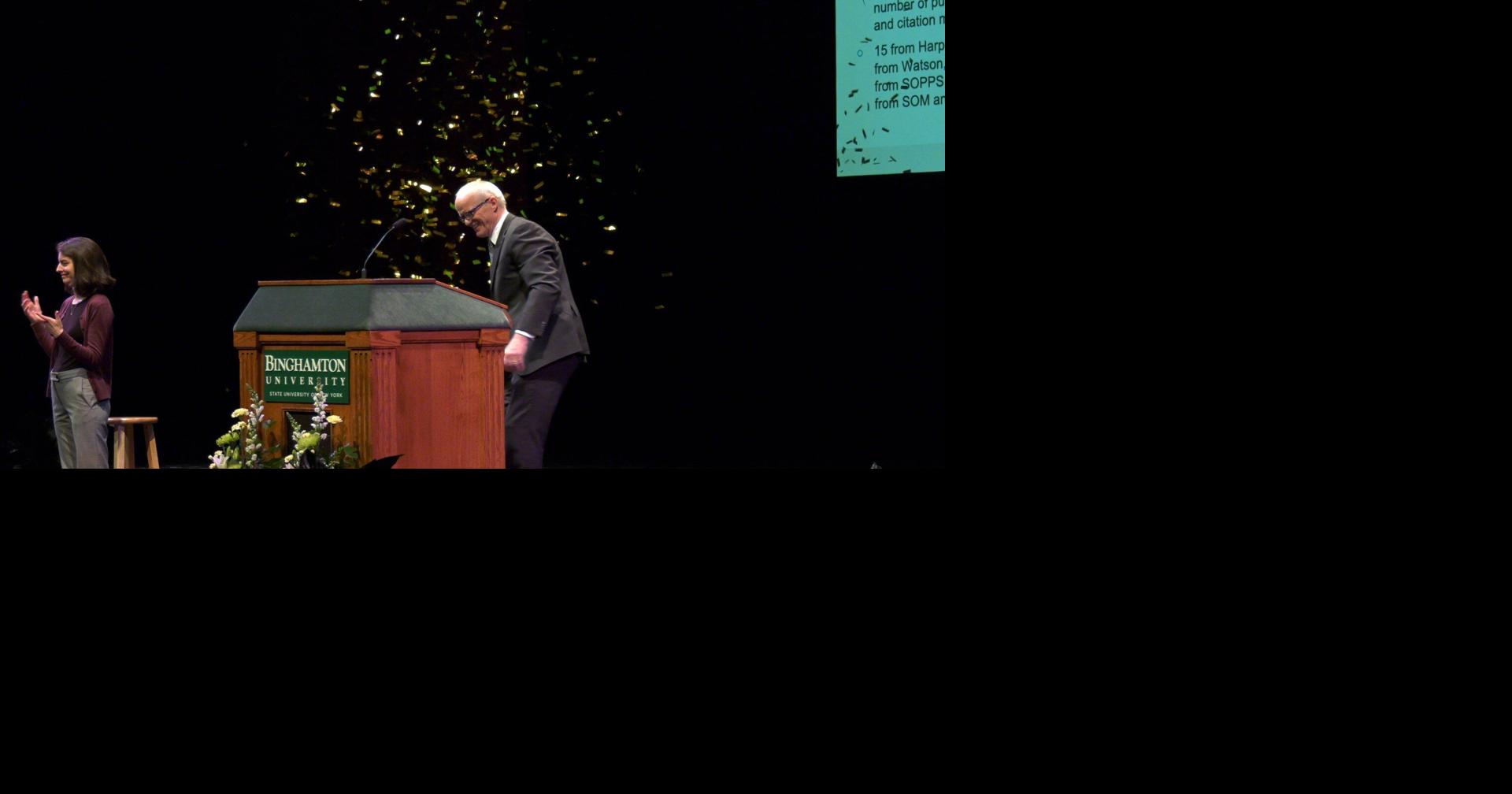 Binghamton University President Harvey Stenger Hosts State of the ...