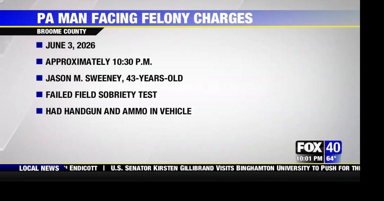 PA man facing felony charges | News | wicz.com