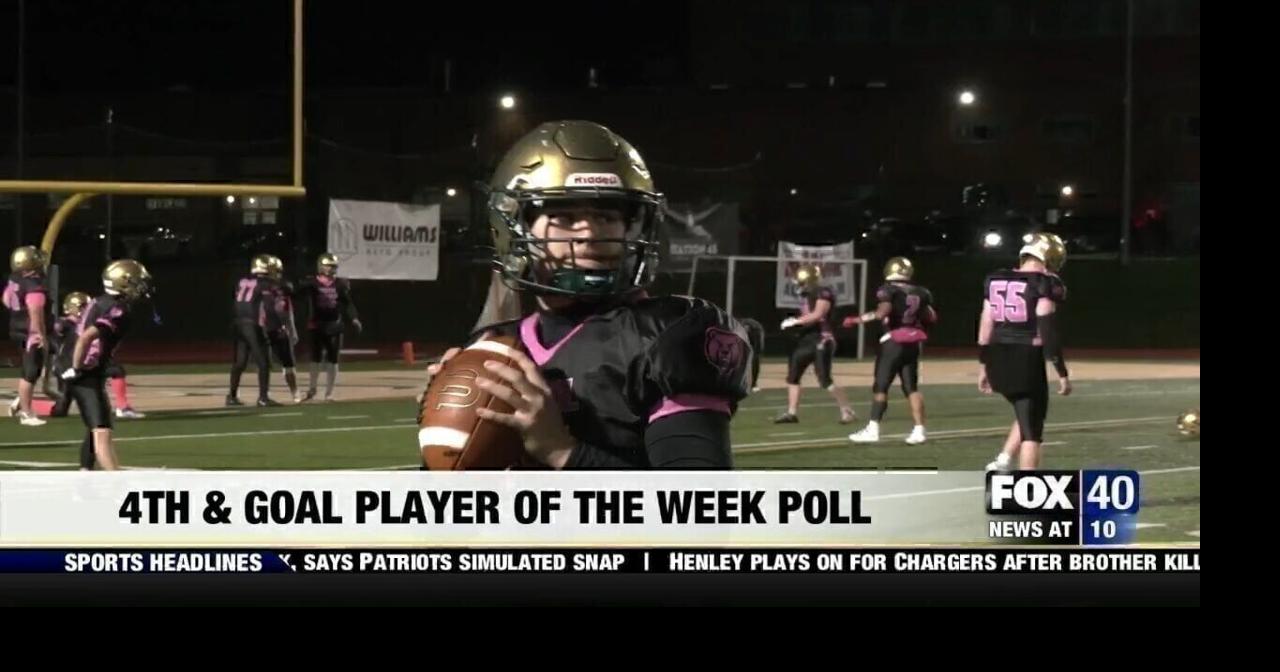 4th & Goal Player of the Week Poll: November 2, 2025 | Sports | wicz.com