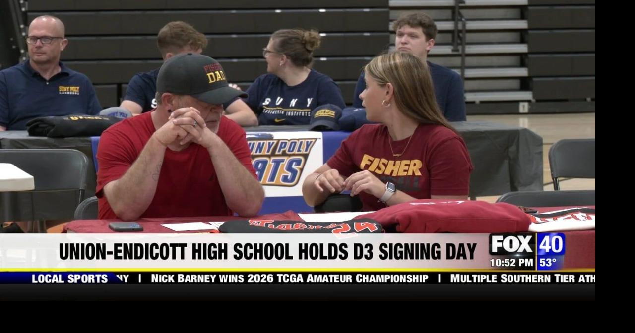 Union-Endicott High School holds Division-III signing ceremony 6-15-26 ...