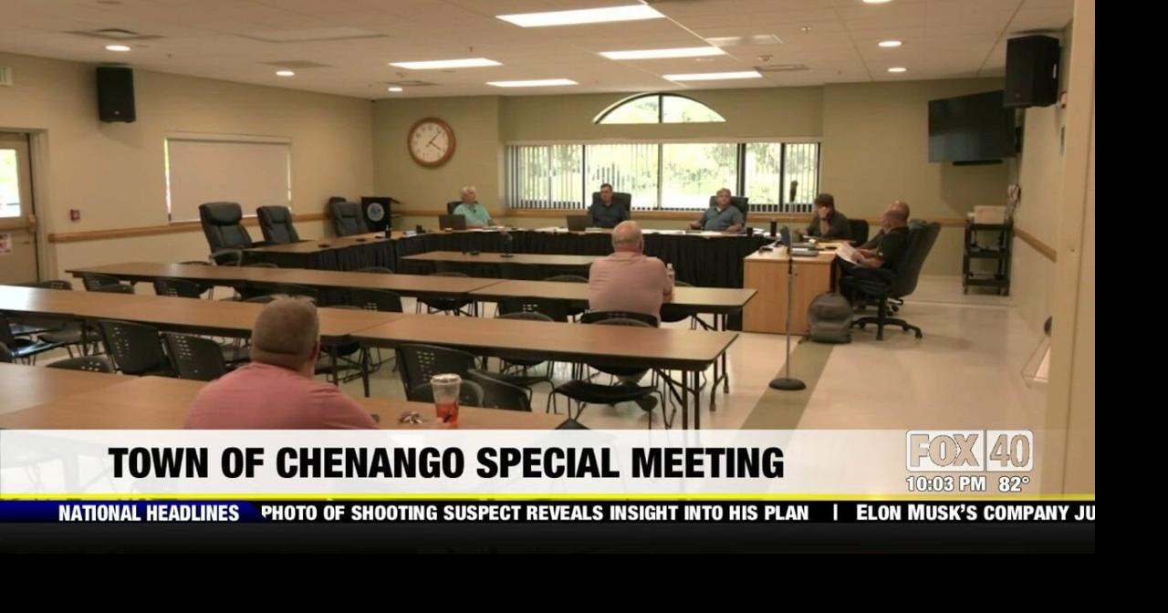Town of Chenango Special Meeting | News | wicz.com