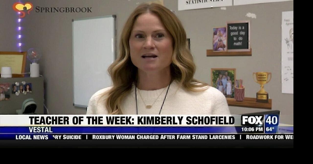 Teacher of the Week: Kimberly Schofield | News | wicz.com