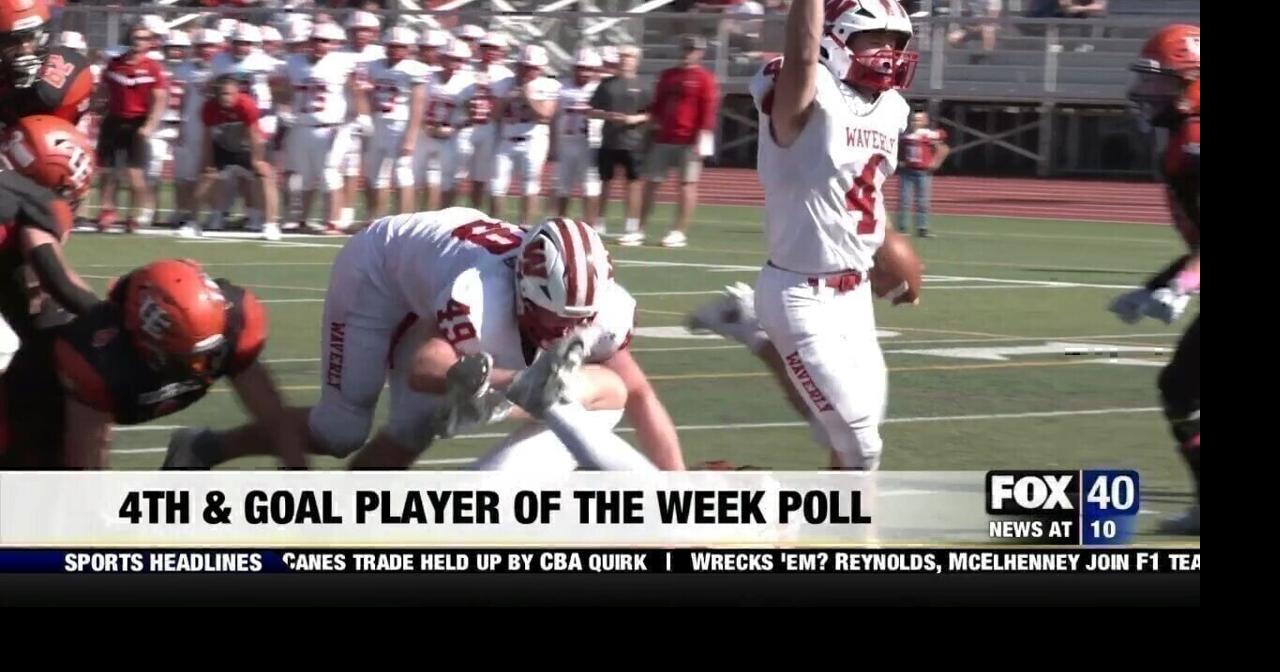 4th & Goal Player of the Week Poll: October 5, 2025 | Sports | wicz.com