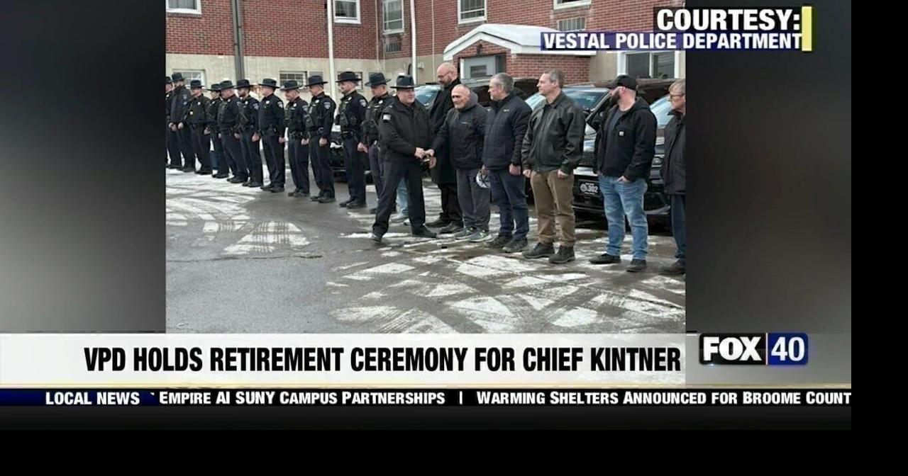 VPD Holds Retirement Ceremony for Chief Kintner | News | wicz.com