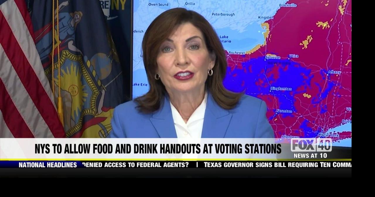 NYS to Allow Food and Drink Handouts at Voting Stations | News | wicz.com