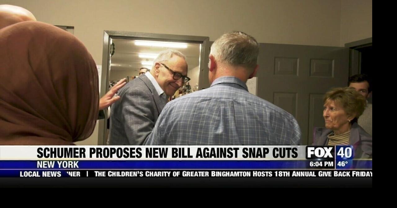 Schumer Proposes New Bill Against Snap Cuts | News | wicz.com