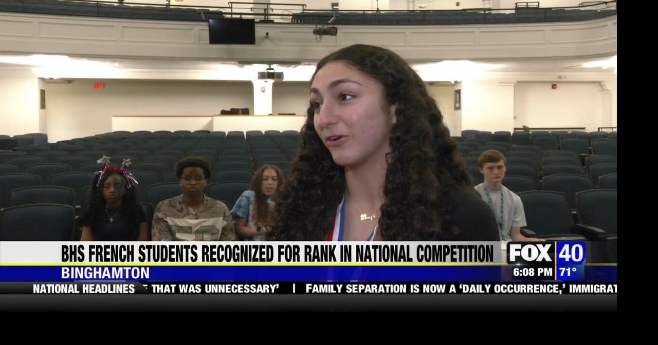Binghamton High School French Students Rank top 50 in National French ...
