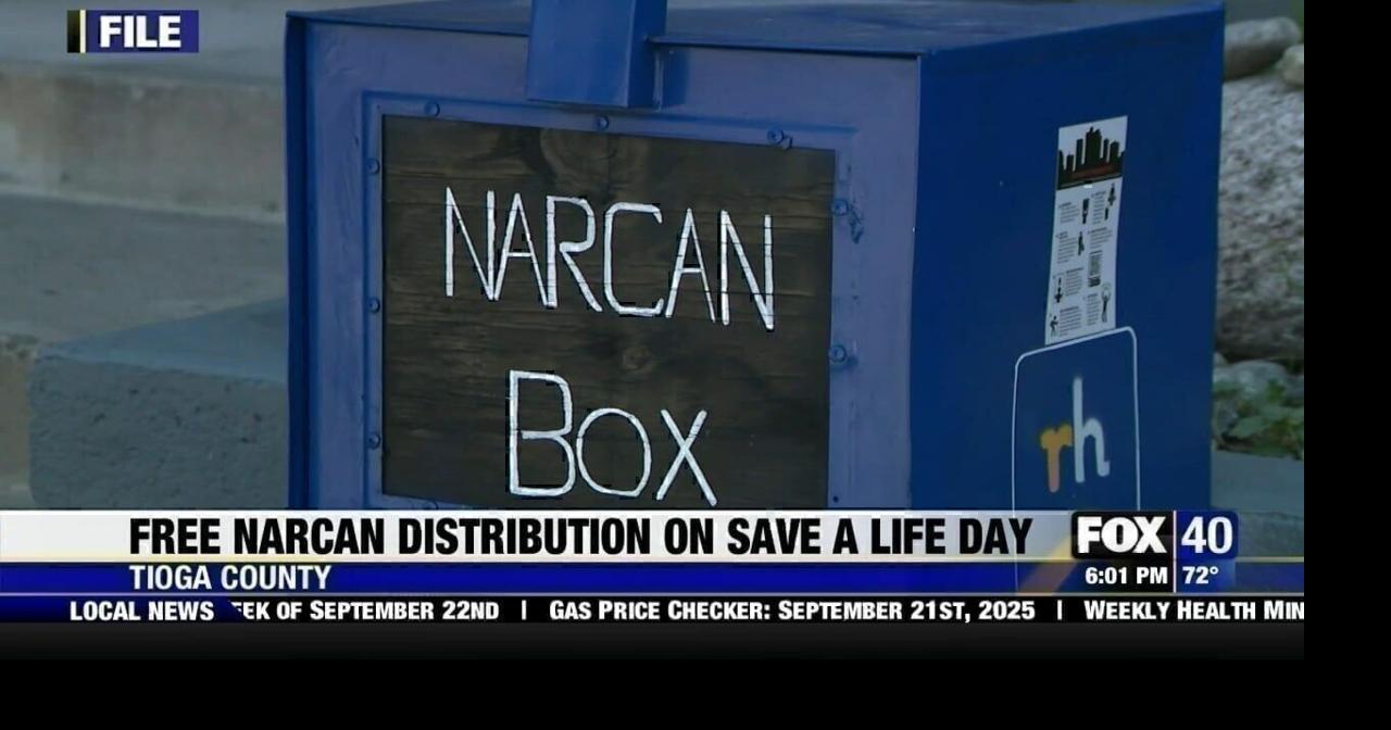 Free Narcan Distribution on Save a Life Day | News | wicz.com