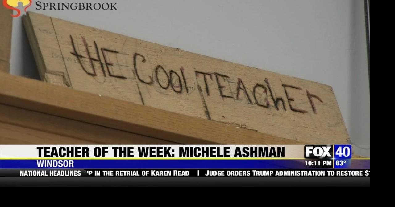 Teacher Of The Week: Michele Ashman | News | wicz.com