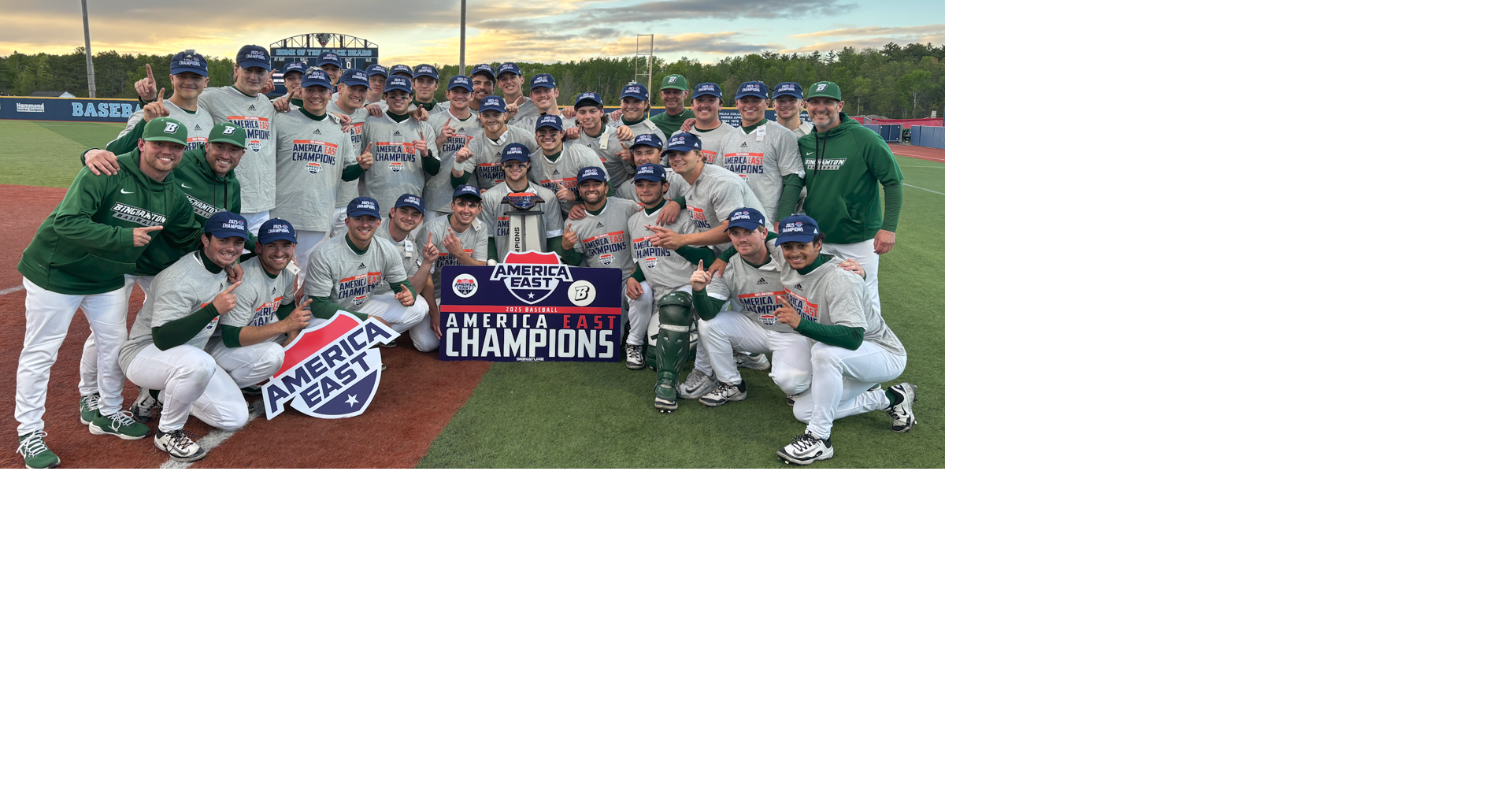 Binghamton Baseball Knocks Off Bryant to Claim America East Title ...