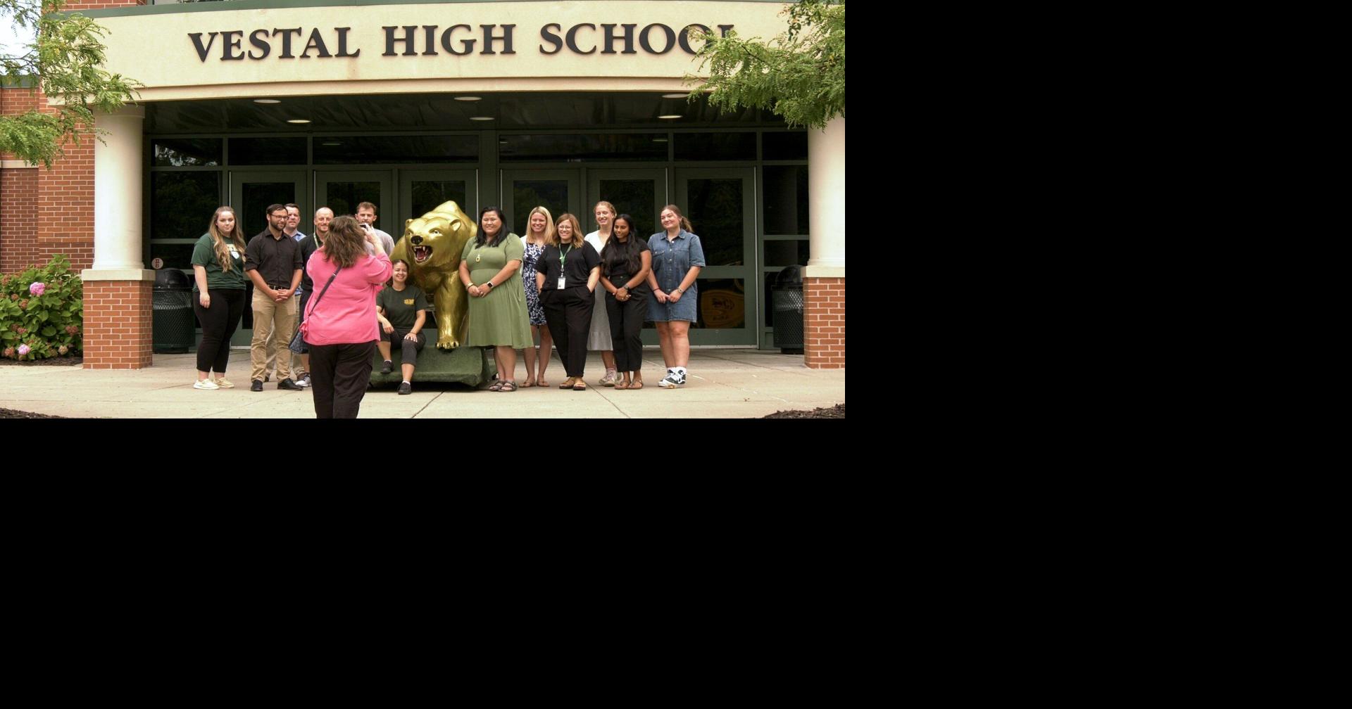 New Vestal School District Teachers Take Bus Tour Around District ...