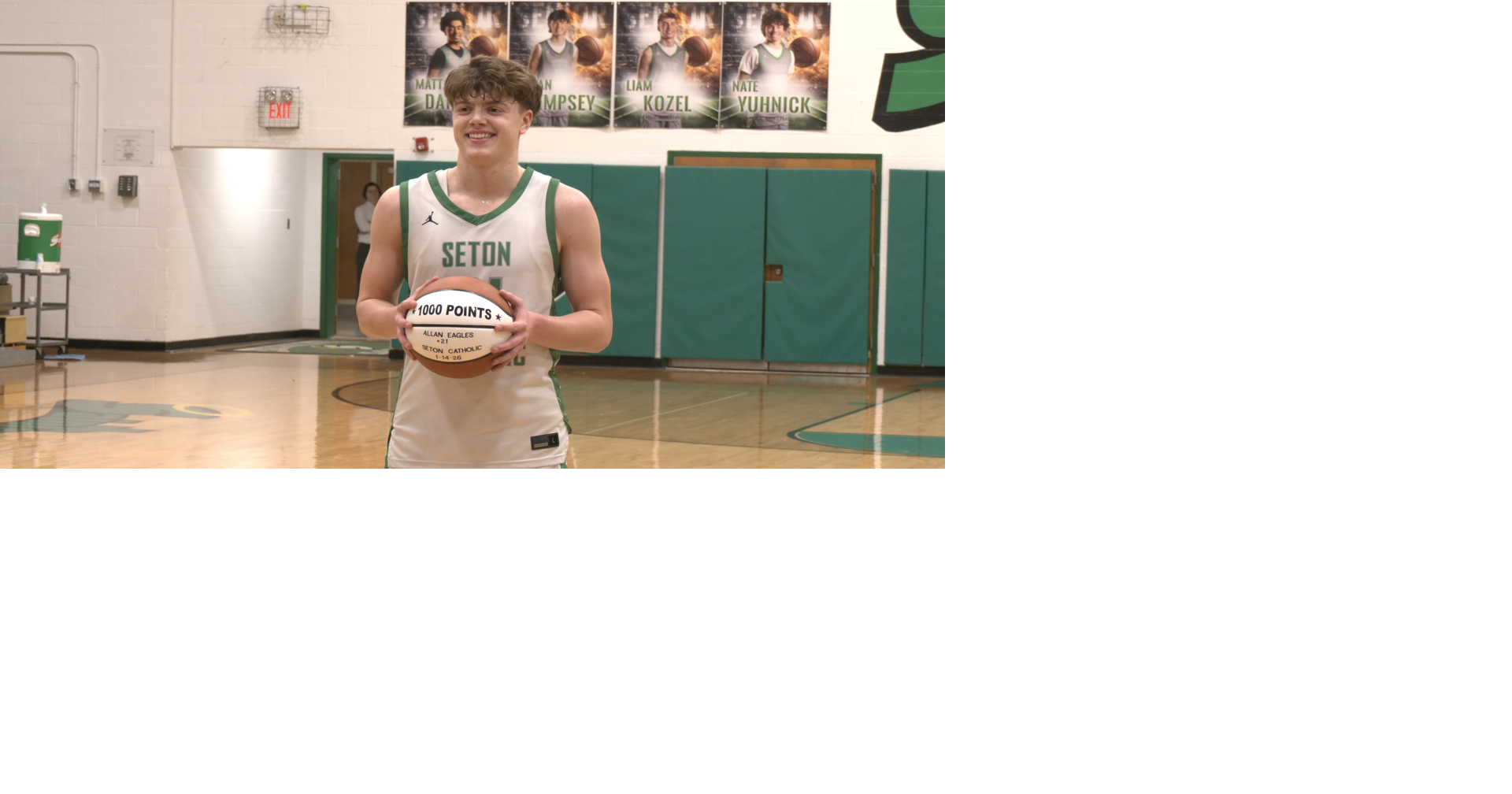 Seton Catholic's Eagles reaches 1,000 points, Saints roll past Chenango ...