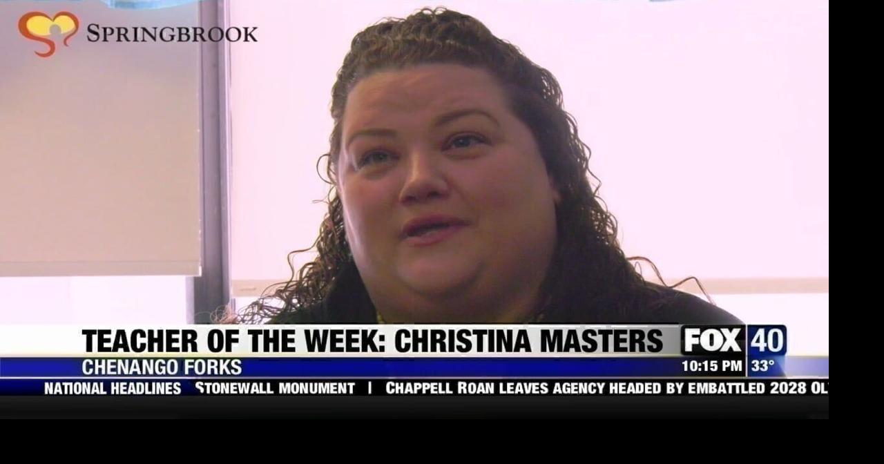 Teacher of the Week: Christina Masters | News | wicz.com