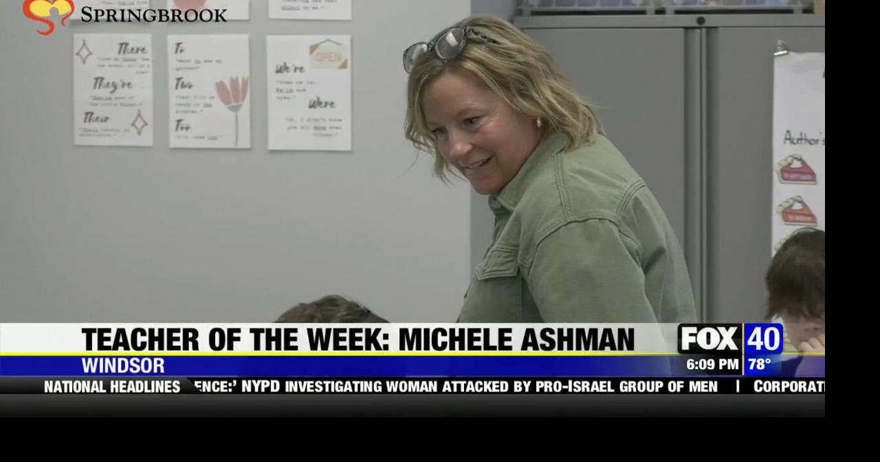 Teacher Of The Week: Michelle Ashman | News | wicz.com