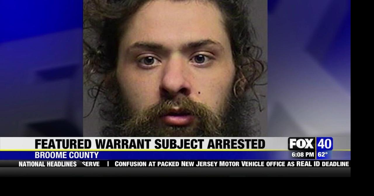 Featured Warrant Subject Arrested in Broome County | News | wicz.com