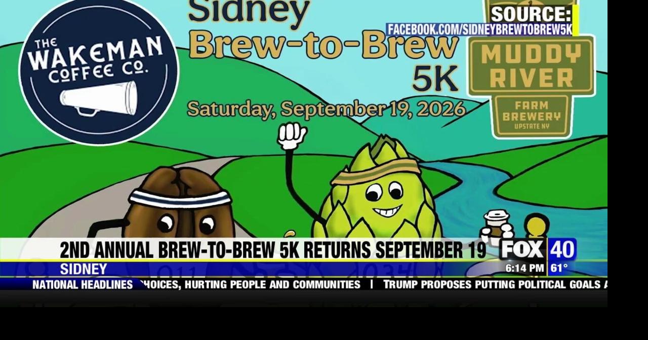 2nd Annual Sidney Brew-to-Brew 5K Scheduled for September | News | wicz.com