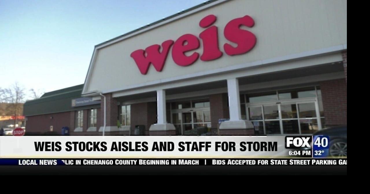Weis Stocks Aisles and Stores for Storm | News | wicz.com