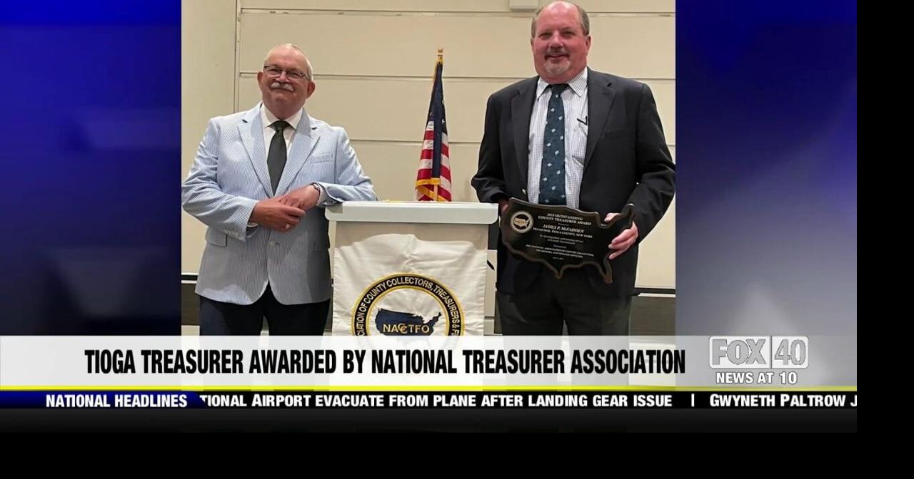 Tioga Treasurer Awarded by National Treasurer Association | News | wicz.com