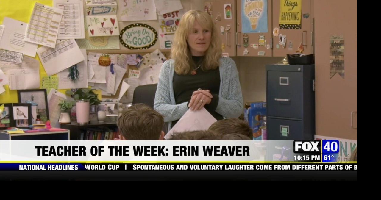 Teacher of the Week: Erin Weaver | News | wicz.com