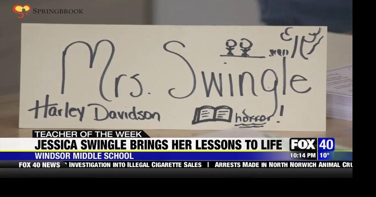 Teacher of the Week: Jessica Swingle | News | wicz.com