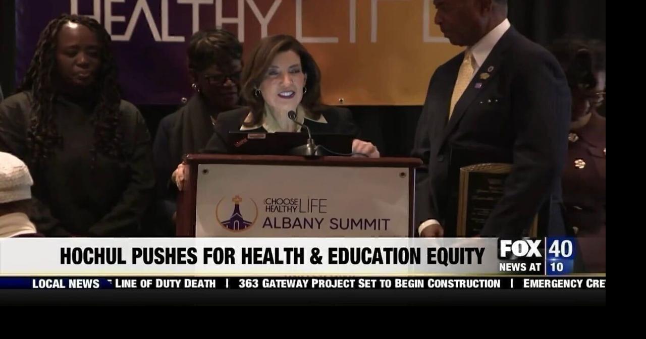 Hochul Pushes for Health and Education Equity | News | wicz.com