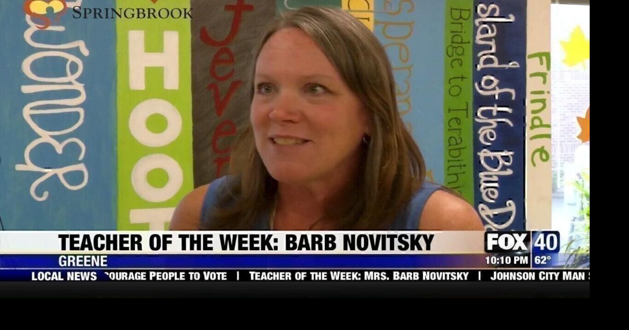 Teacher of the Week: Mrs. Barb Novitsky | News | wicz.com