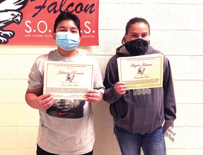 WEMS announces March Students of the Month | Milestones | williamsnews.com