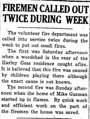 Out of the Past: 100 years ago this month | Out of the Past ...