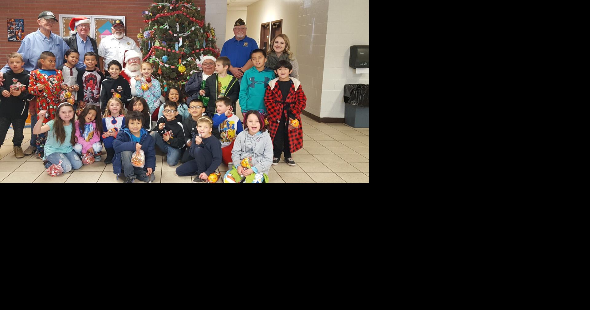 Santa and VFW visit WEMS | Milestones | williamsnews.com