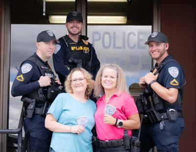 Williams Police reveal new pink patches for breast and ovarian cancer ...