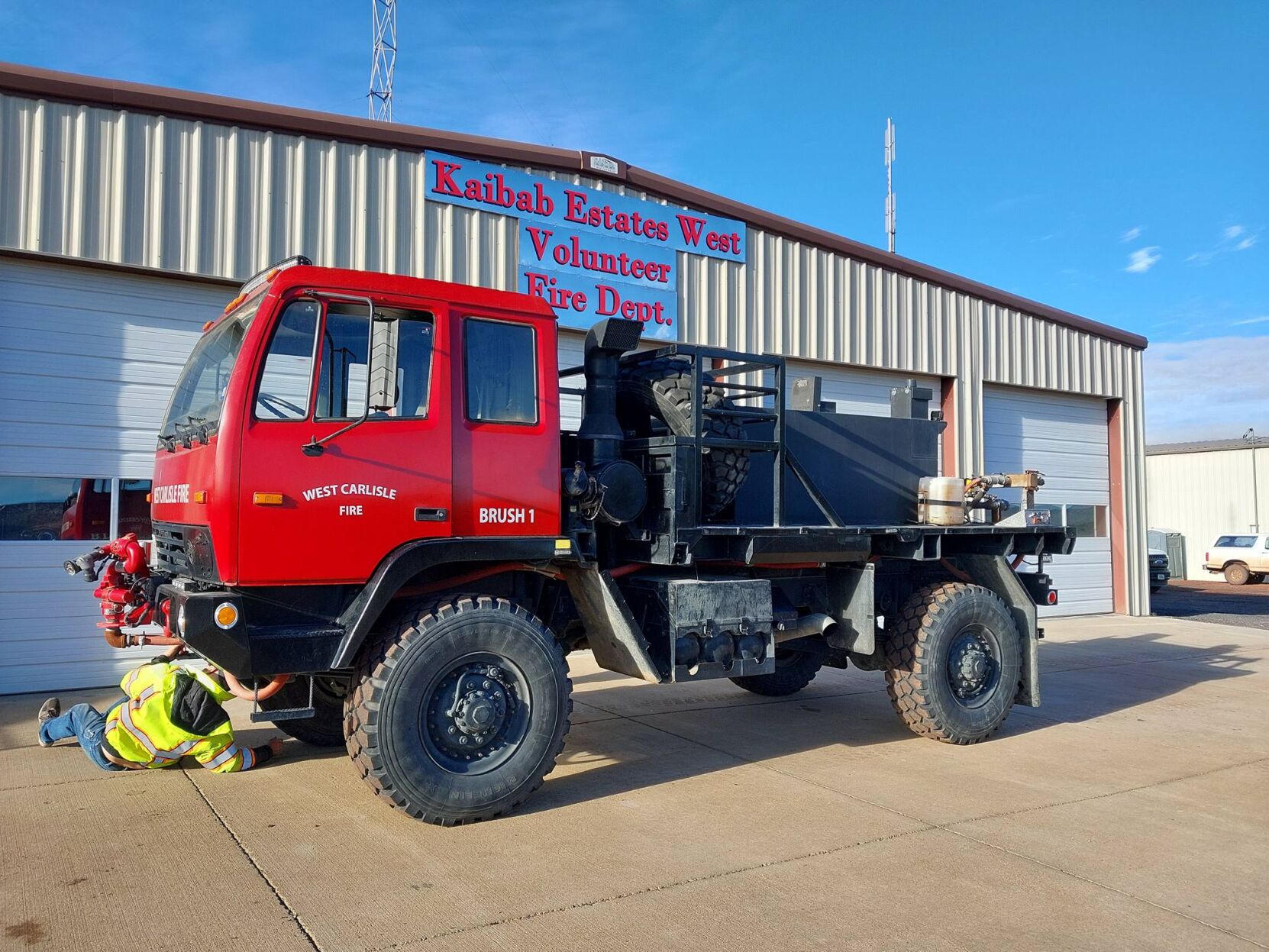 KEW Fire Department acquires new brush truck | Williams Local News ...