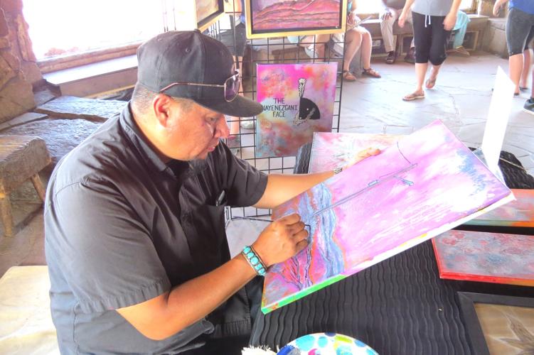 Jerrel Singer, Jerry Whagado share at Desert View | Grand Canyon Local ...