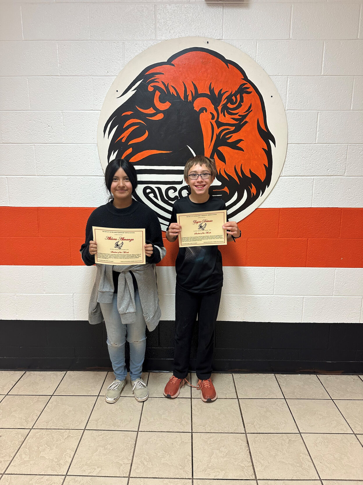 WEMS announces October Students of the Month | News | williamsnews.com