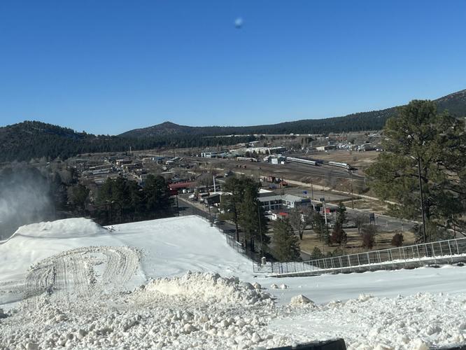 Beginning their first winter season in Williams, Canyon Coaster ...