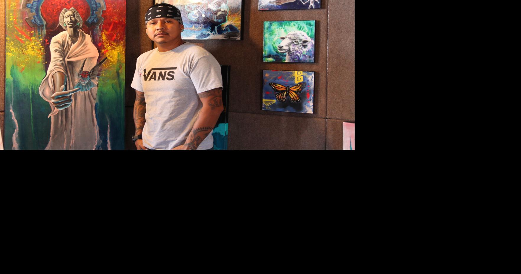 Navajo artist Nate Begay tells traditional stories with paint ...