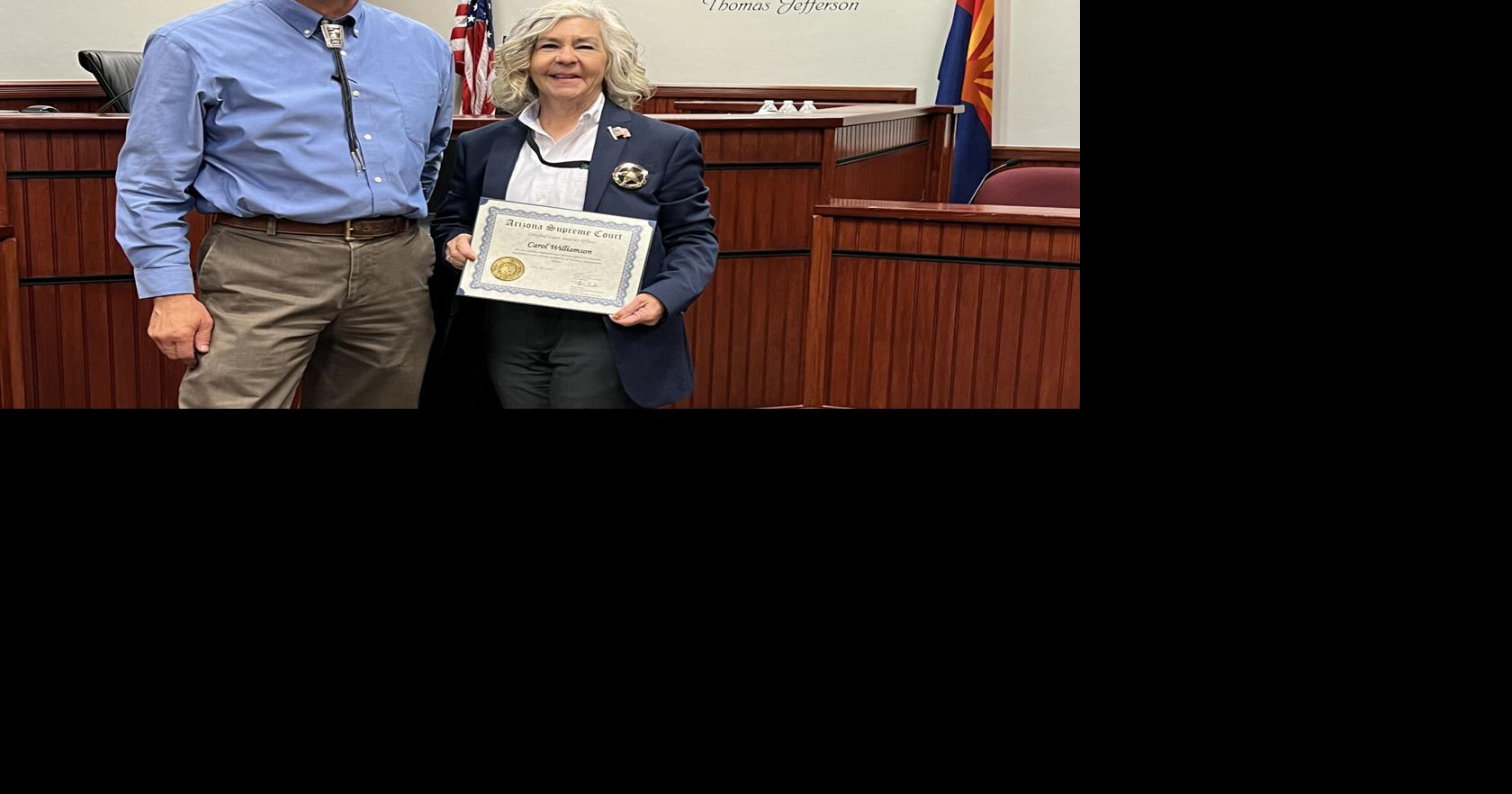 Justice Court welcomes Carol Williamson | Milestones | williamsnews.com
