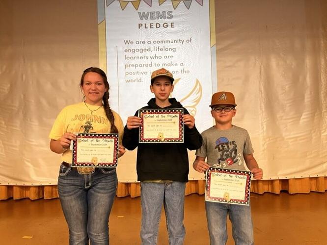 WEMS announces September students of the month | Williams Elementary ...