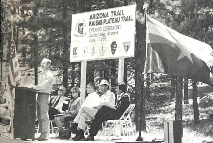 A sign of the times: First sign erected on the Arizona trail to be ...