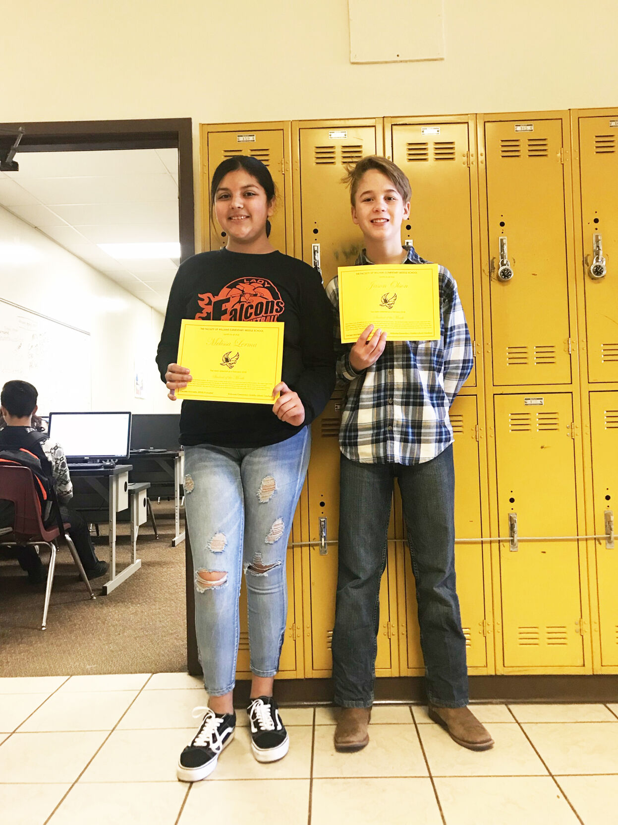 Williams Elementary-Middle School February Students of the Month ...