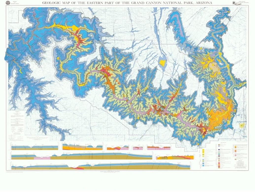 Museum of Northern Arizona features Grand Canyon Dragon Map | Grand ...