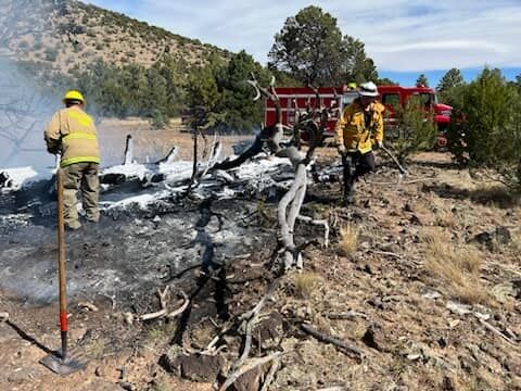 Firefighters handle wildland fire Sept. 30 | News | williamsnews.com