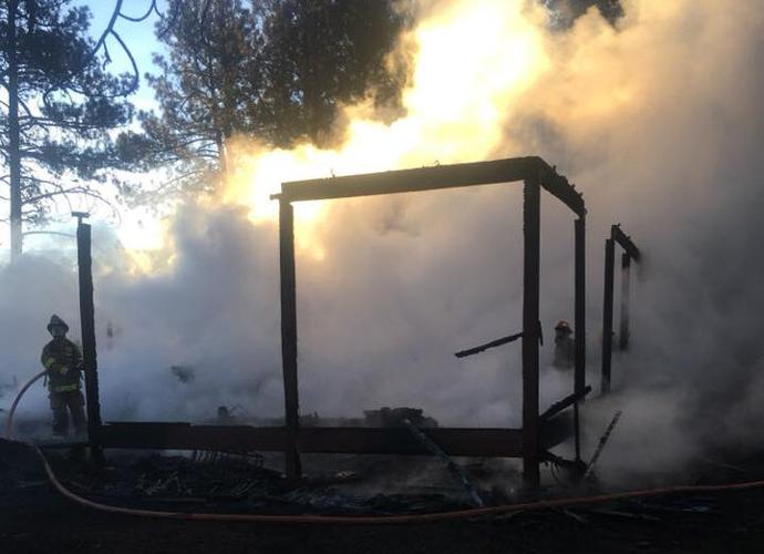 Ponderosa Fire battles house blaze in Parks | News | williamsnews.com