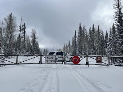 Grand Canyon North Rim snow