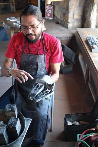 Hopi artist and silversmith Jonah Hill | Photo Galleries | williamsnews.com