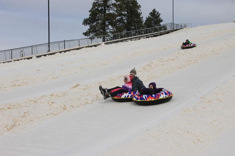 Beginning their first winter season in Williams, Canyon Coaster ...